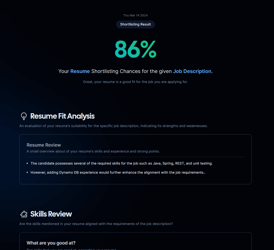 AI Resume Shortlister - AyeHigh